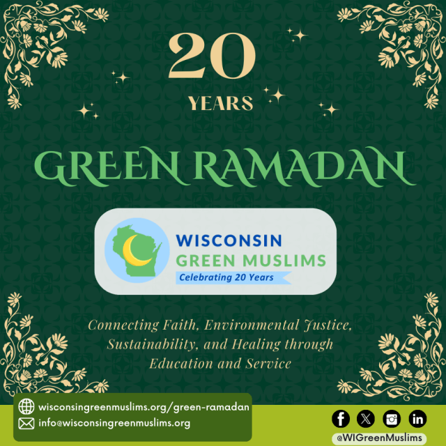 Green Ramadan | Wisconsin Green Muslims